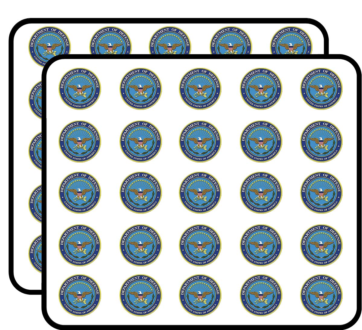 Amazon.com: Round US Department of Defense Seal (DOD Logo Insignia ...