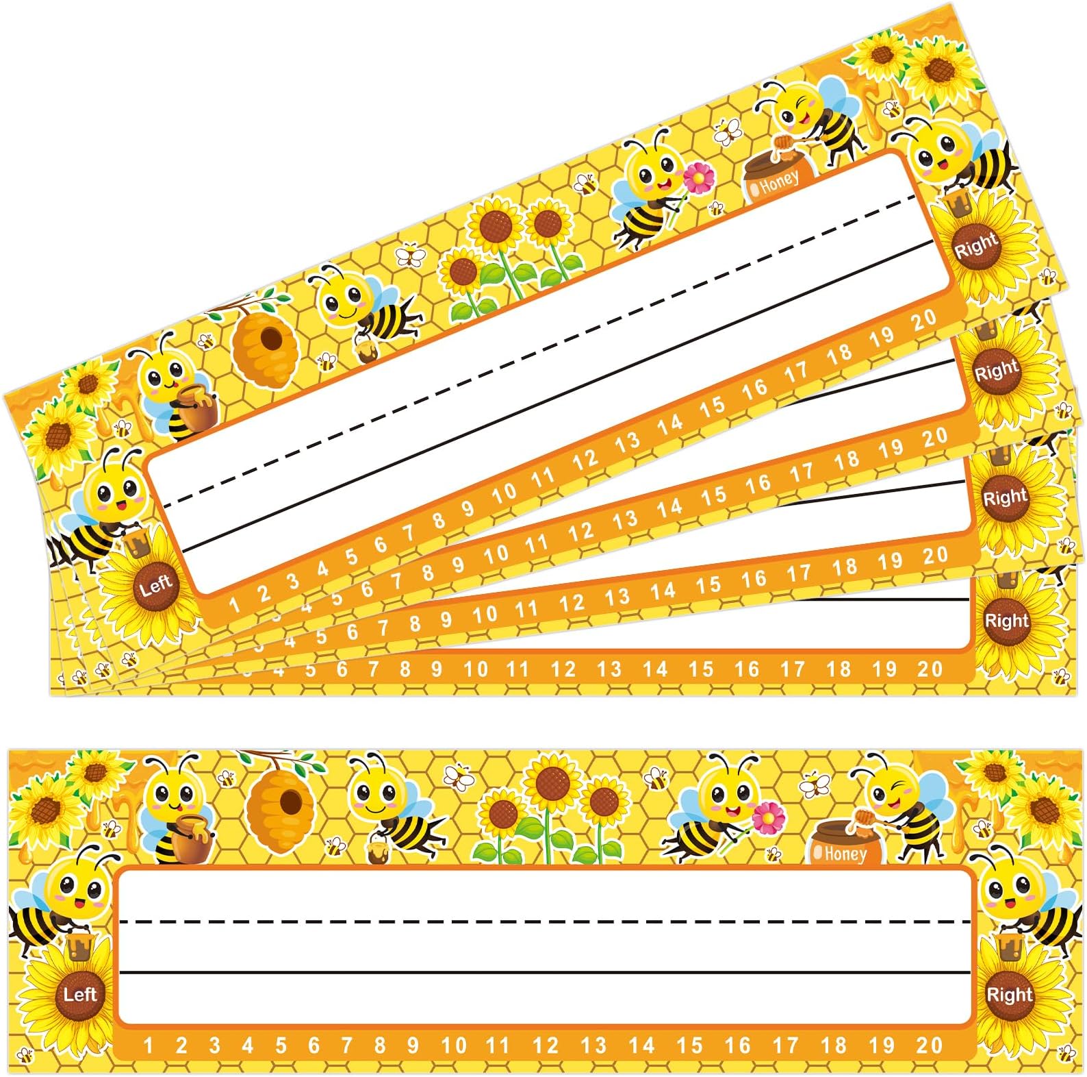 Amazon.com: CTP Busy Bees Bees Name Plates Classroom Desk and Cubby ...