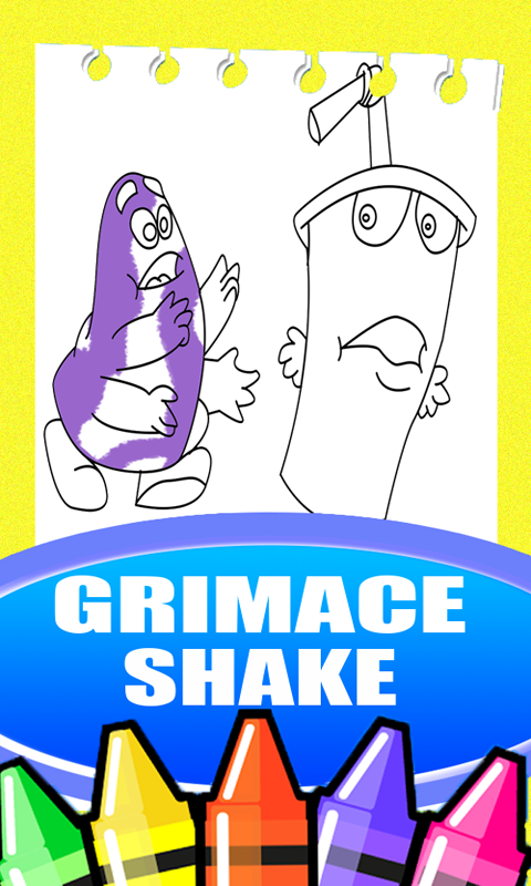 Coloring Grimace Shak game - App on Amazon Appstore