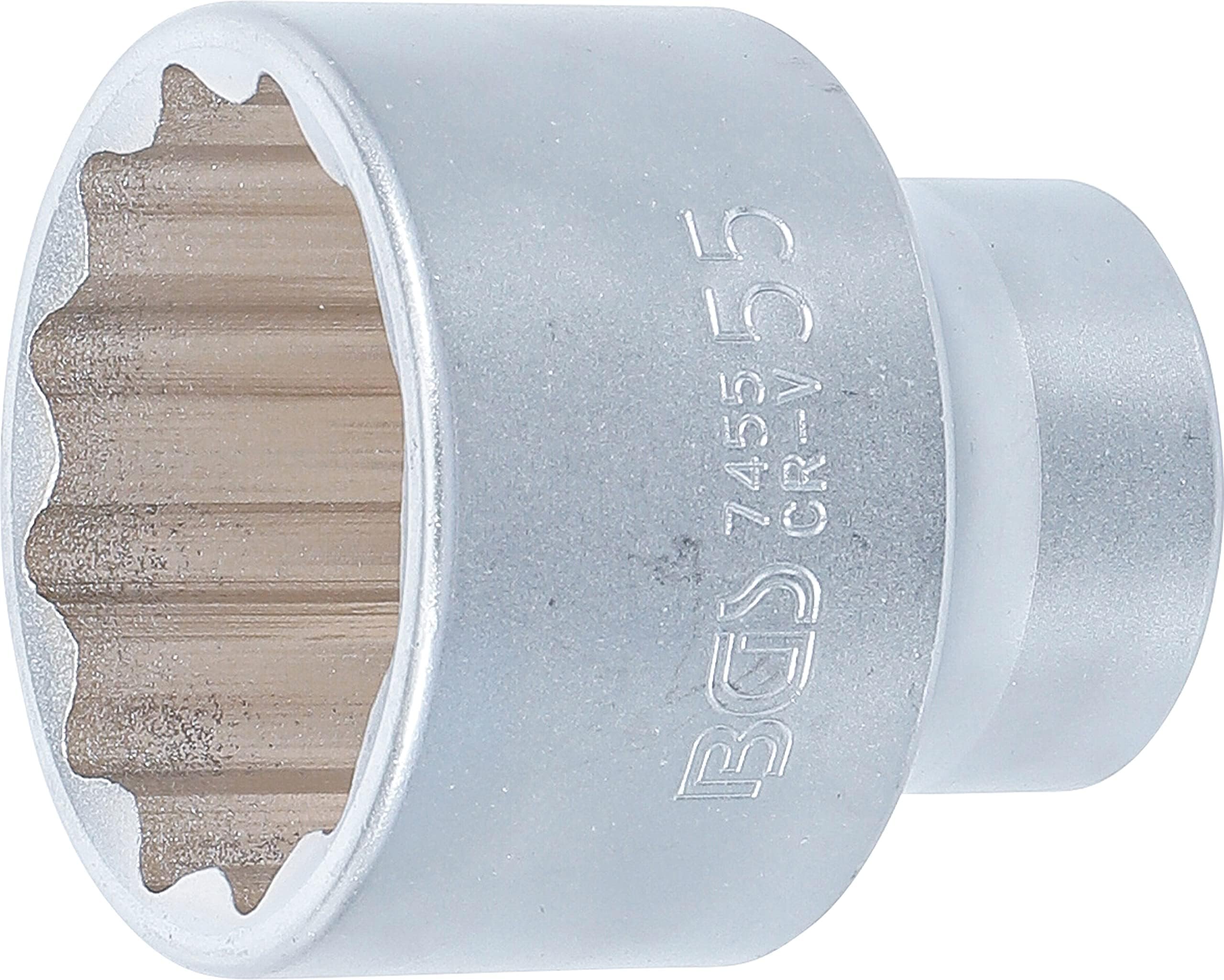 Draper Expert 5156 55mm 1-inch Square Drive Hi-Torq 6-Point Deep Impact ...