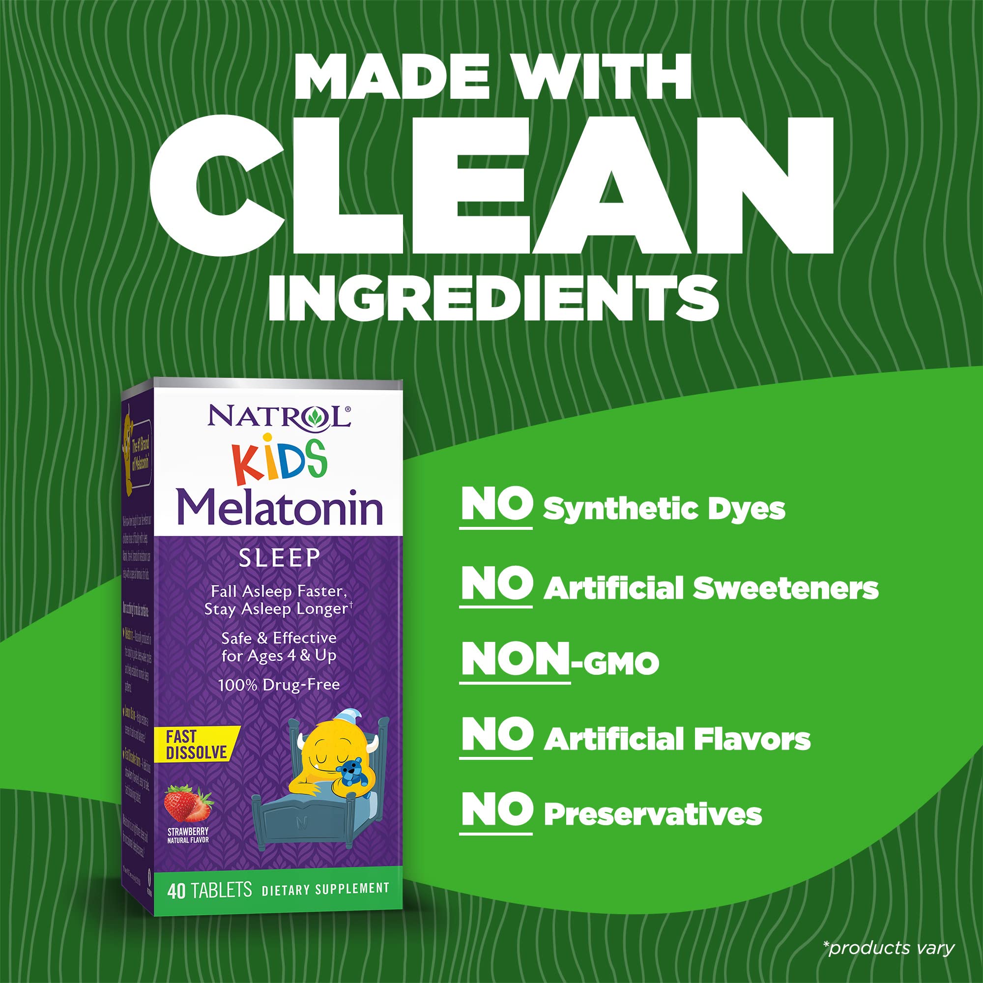 Snapklik.com : Kids Fast Dissolve Melatonin 1 Mg, Dietary Supplement ...