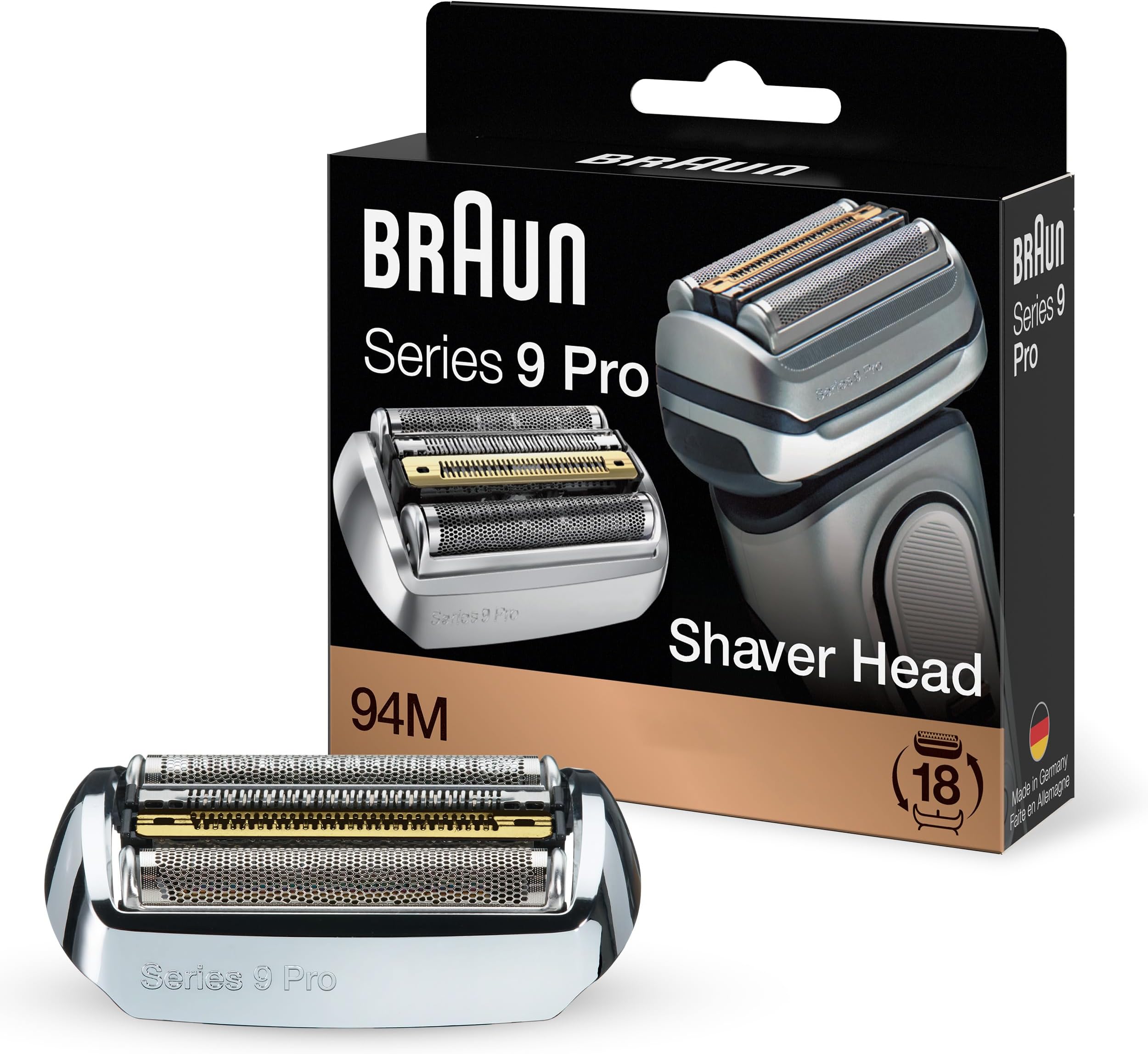 Amazon.com: Braun Series 9 Shaver Replacement Head, Compatible with All ...