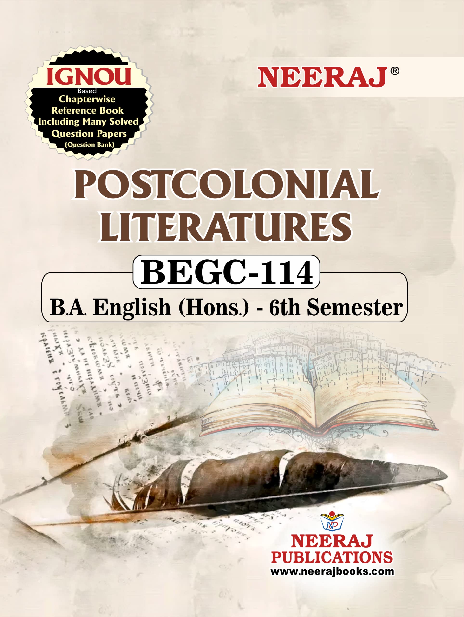 Buy NEERAJ BEGC-114 Postcolonial English Medium -For BA - Ignou - Yash ...