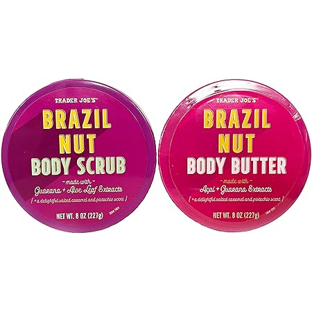 Amazon.com : Trader Joe’s Brazil Nut Body Scrub, 8 ounces (227 grams ...