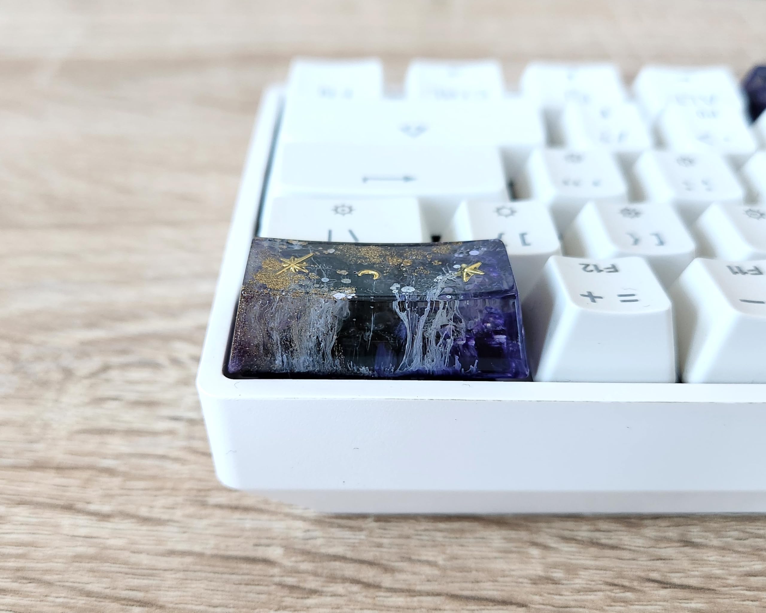 Amazon.com: Custom Artisan Purple Galaxy Backspace Keycap (OEM) for RGB ...