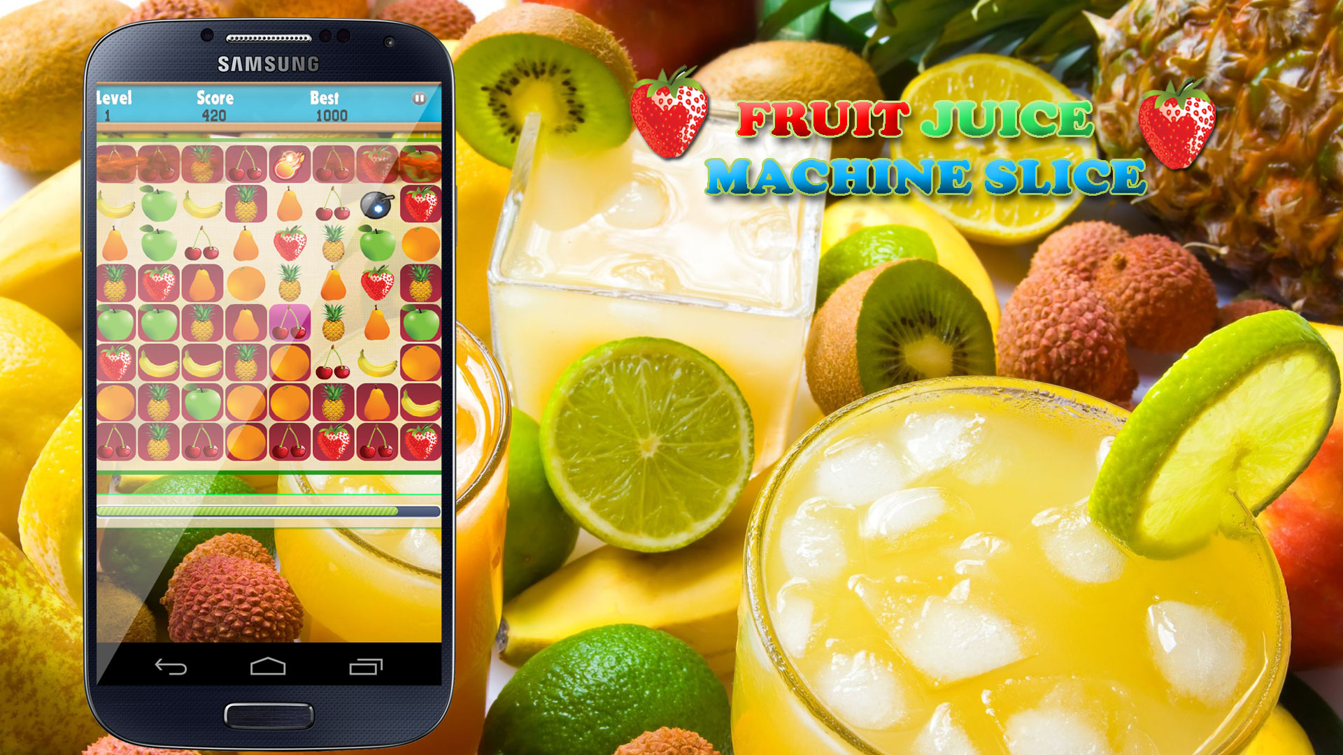 Fruit juice machine slice fresh Fruit Salad game - App on the Amazon ...
