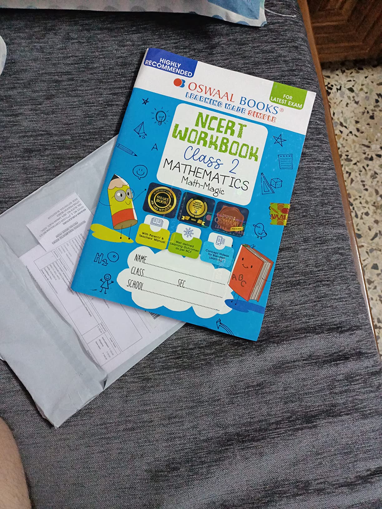 Oswaal NCERT Workbook Mathematics (Math Magic) Class 2 (Black & White ...