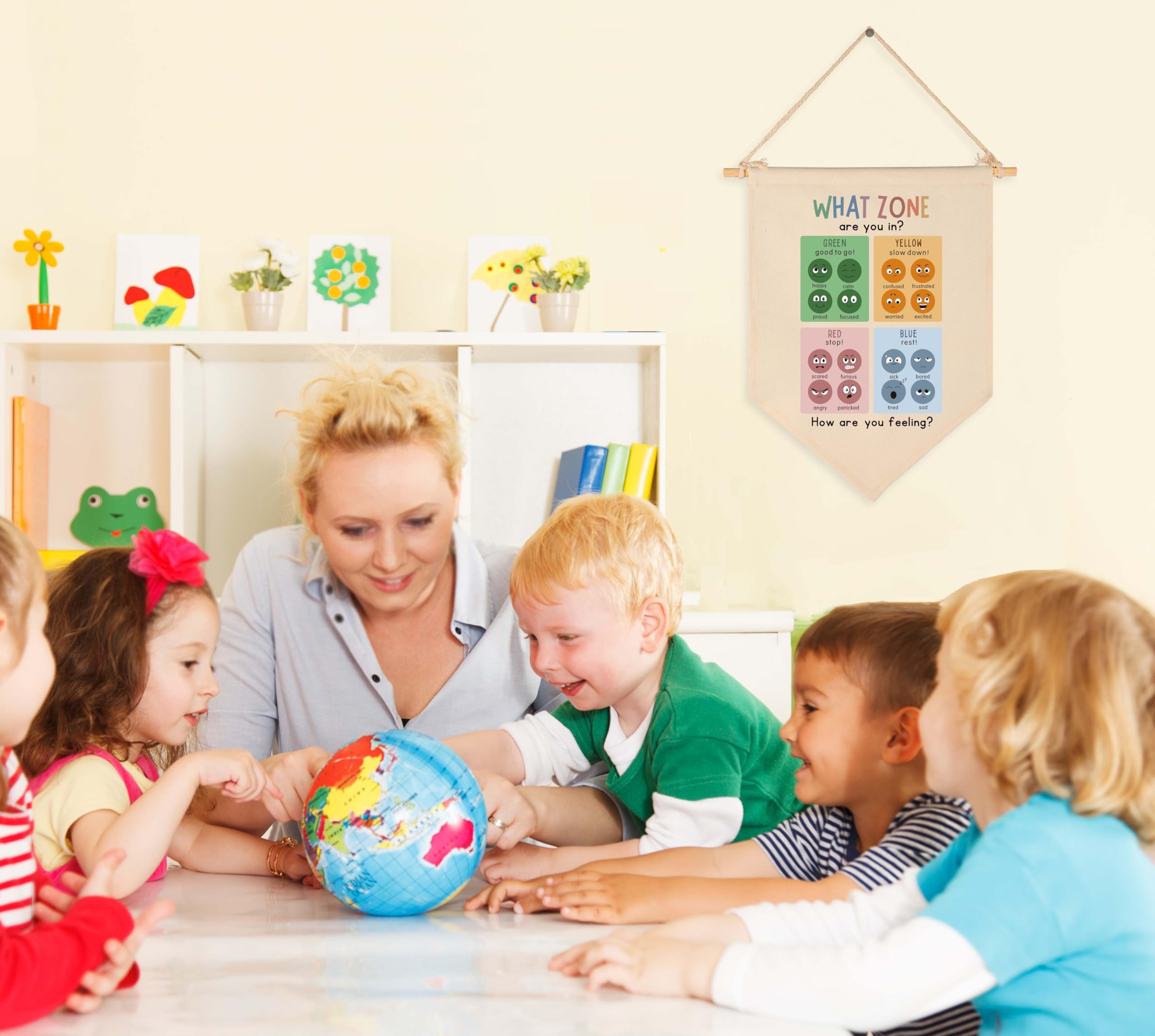 Snapklik.com : Zones Of Regulation-Calm Down Corner-Feeling Chart ...