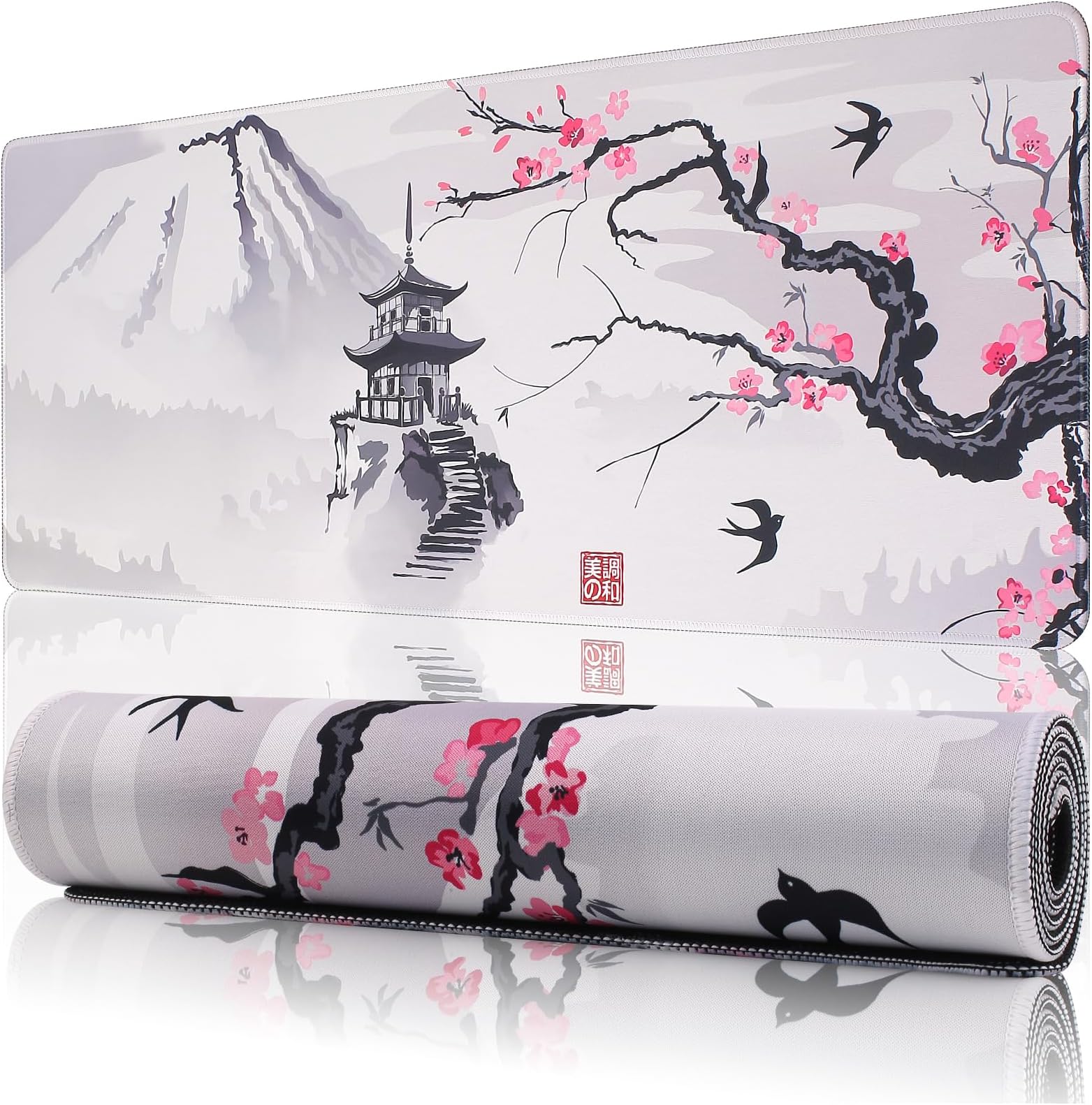 Large Gaming Mouse Pad Mat 11.8x31.5 Inches with Stitched Edge Non-Slip ...