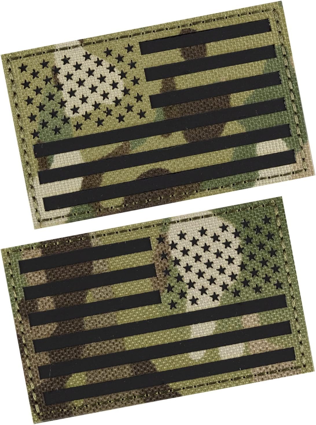 Amazon.com: Reversed IR Infrared Reflective AOR2 American Flag Morale ...
