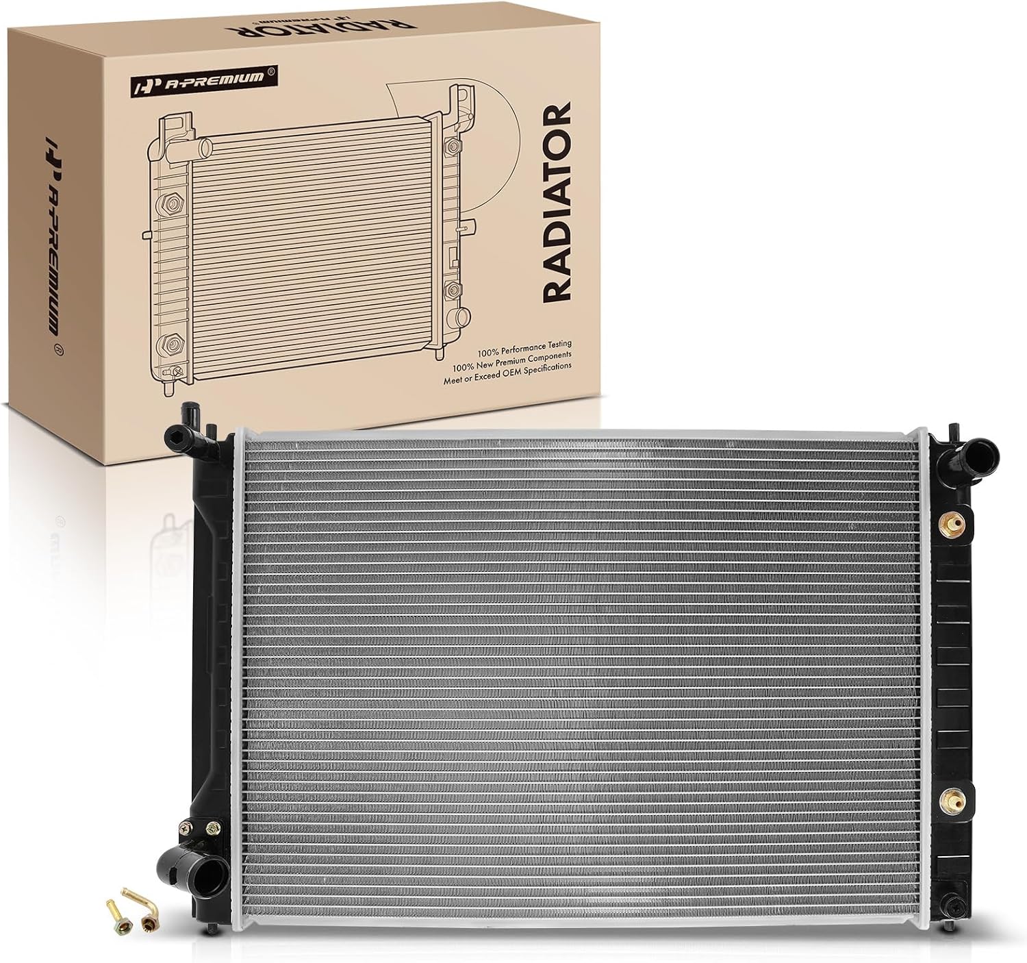 Amazon.com: A-Premium Engine Coolant Radiator Assembly with ...