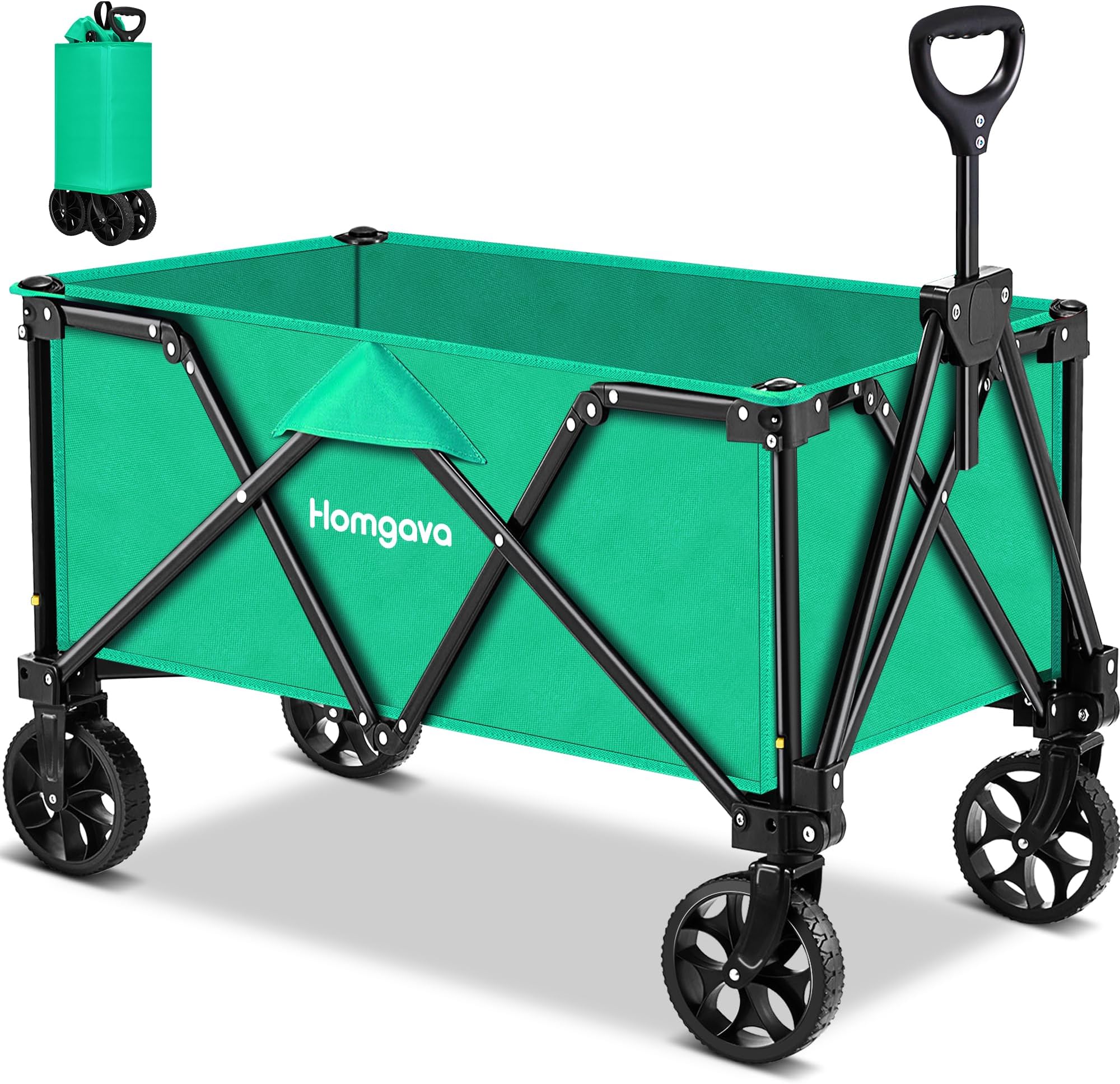 Amazon.com : Homgava Collapsible Folding Wagon Heavy Duty,Foldable ...