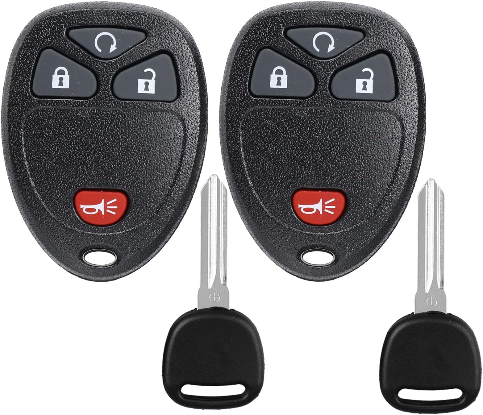 Amazon.com: NPAUTO Key Fob with Ignition Key Replacement for Chevy ...