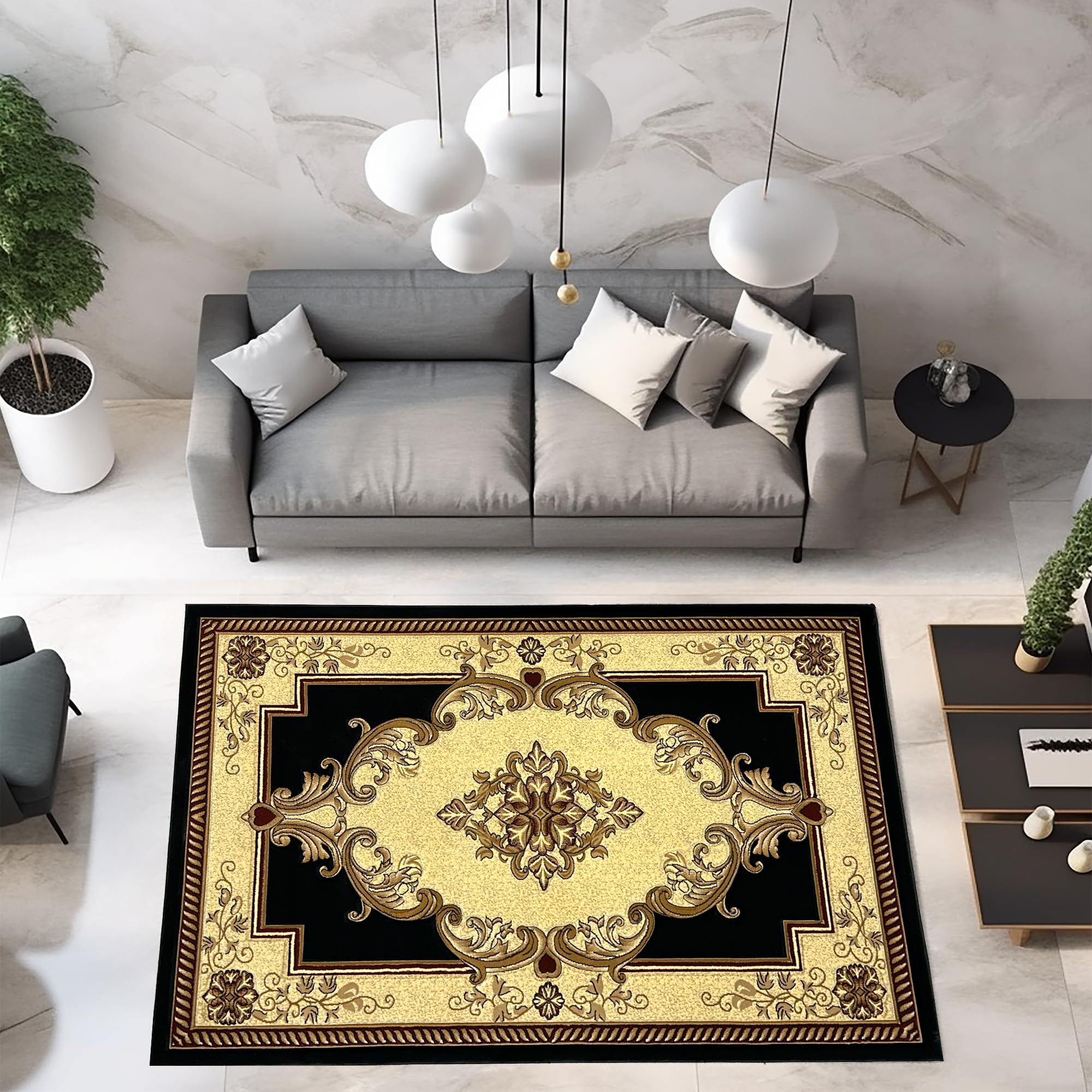 Amazon.com: 2x4 Small Rug Boho Glamour Thick Plush Oriental Area Rug ...