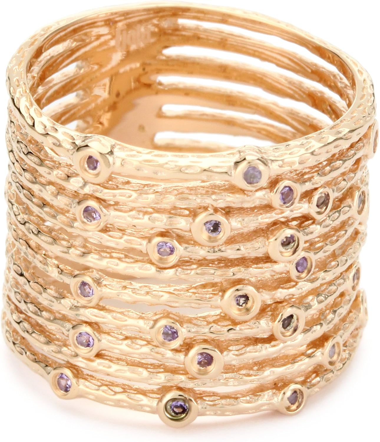 Amazon.com: GALA by Daniela Swaebe "Pila" Rose Gold Ring, Size 6 ...