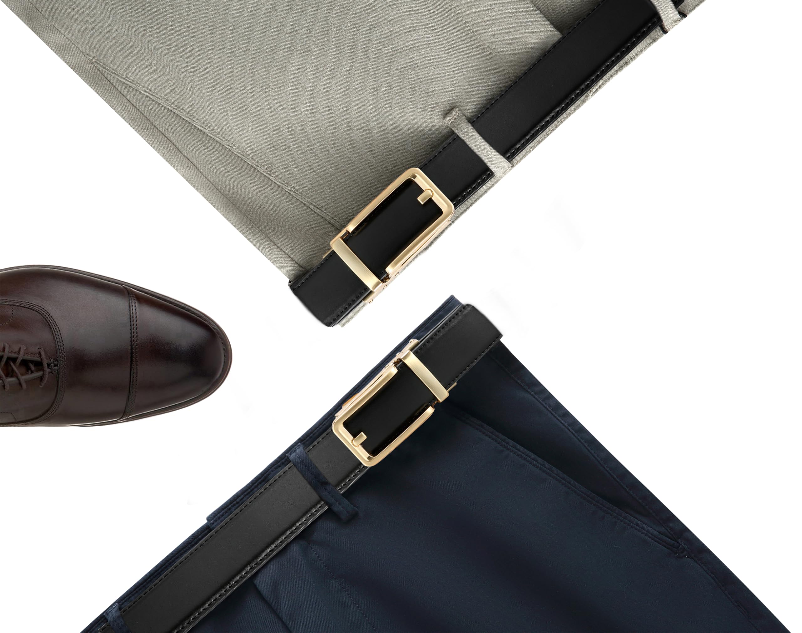 Snapklik.com : Click Belts For Men - Mens Ratchet Belt 1 3/8" For Dress ...