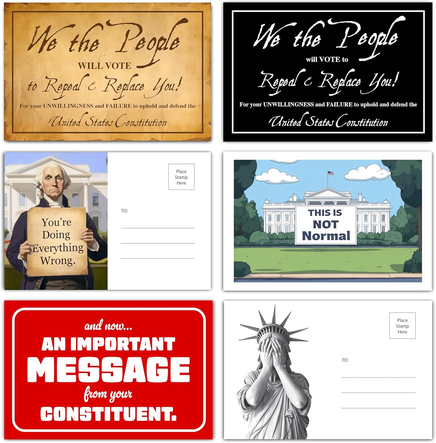 Amazon.com: Guajolote Prints We The People - Political Protest Voting ...
