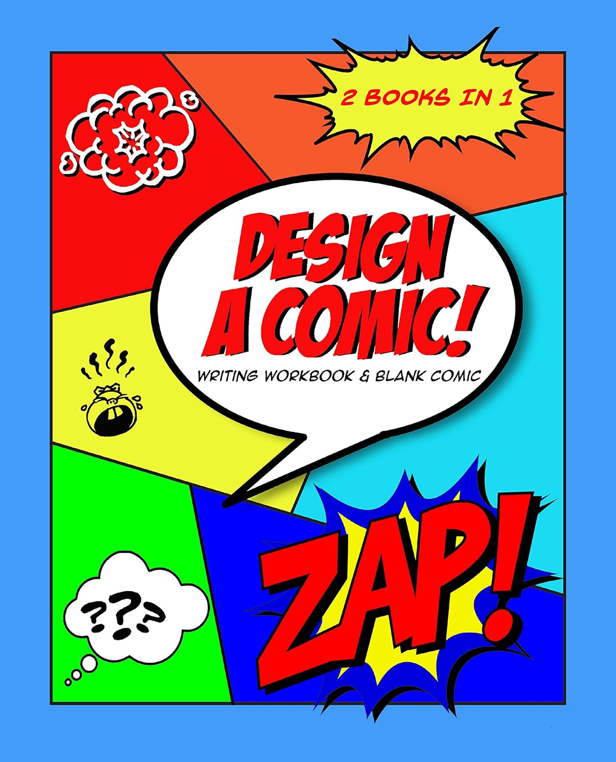 Amazon.com: Design A Comic: Writing Workbook & Blank Comic Book ...
