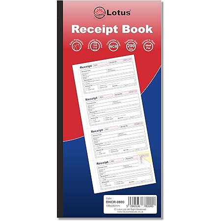 Duplicate Receipt Book | 2-Part Receipt Book Duplicate | Money & Rent ...