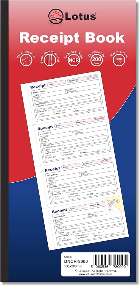 Amazon.co.uk: receipts