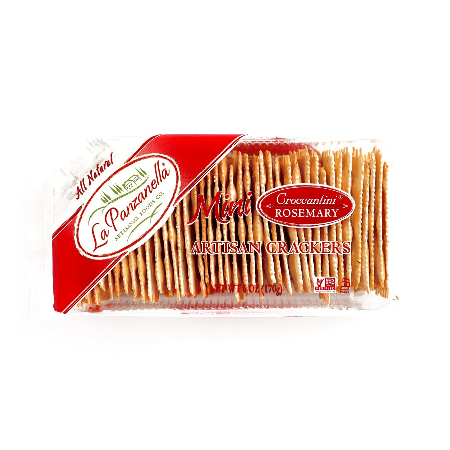 Amazon.com: La Panzanella Rosemary Croccantini Crackers 6 oz each (1 ...