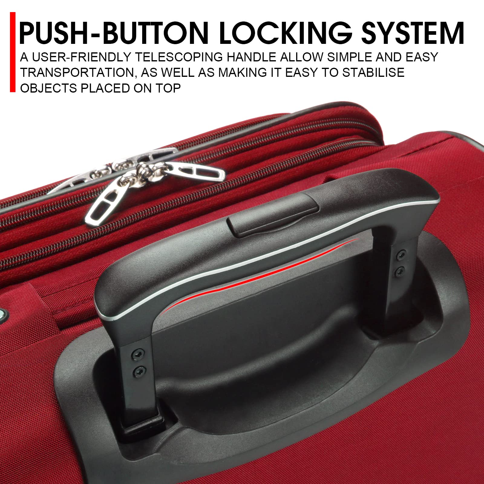 Snapklik.com : Verdi Travel Softside 28 Inch Luggage