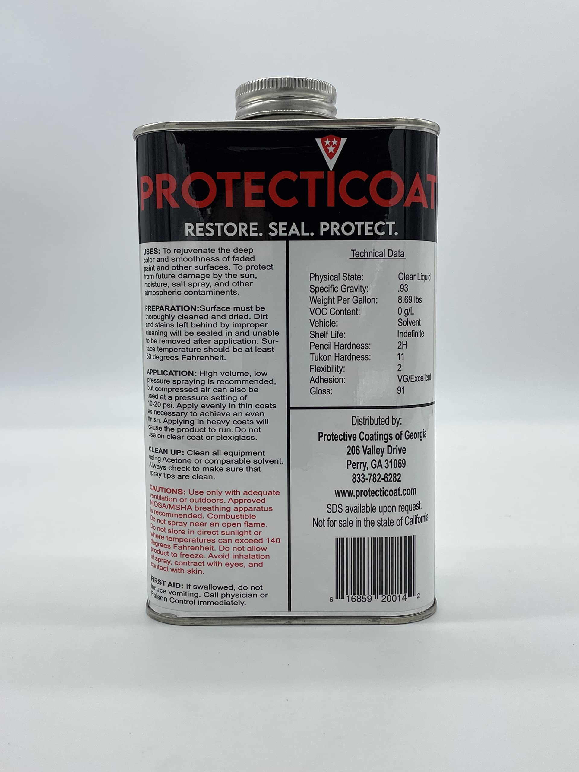 Amazon.com: Protecticoat Protective Coating for Single Stage Paint ...