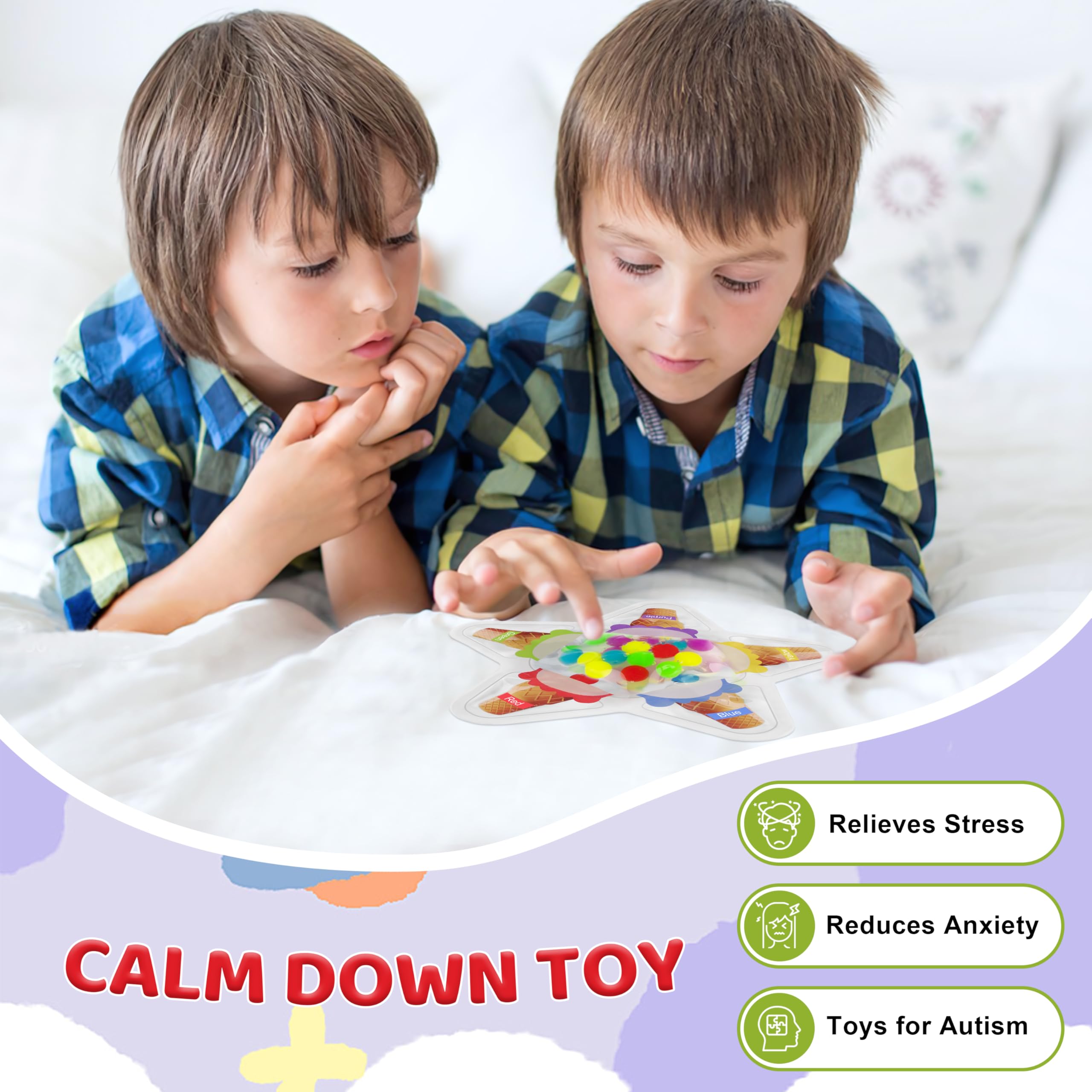 Snapklik.com : Color Sorting Sensory Toys For Toddlers, Color Matching ...