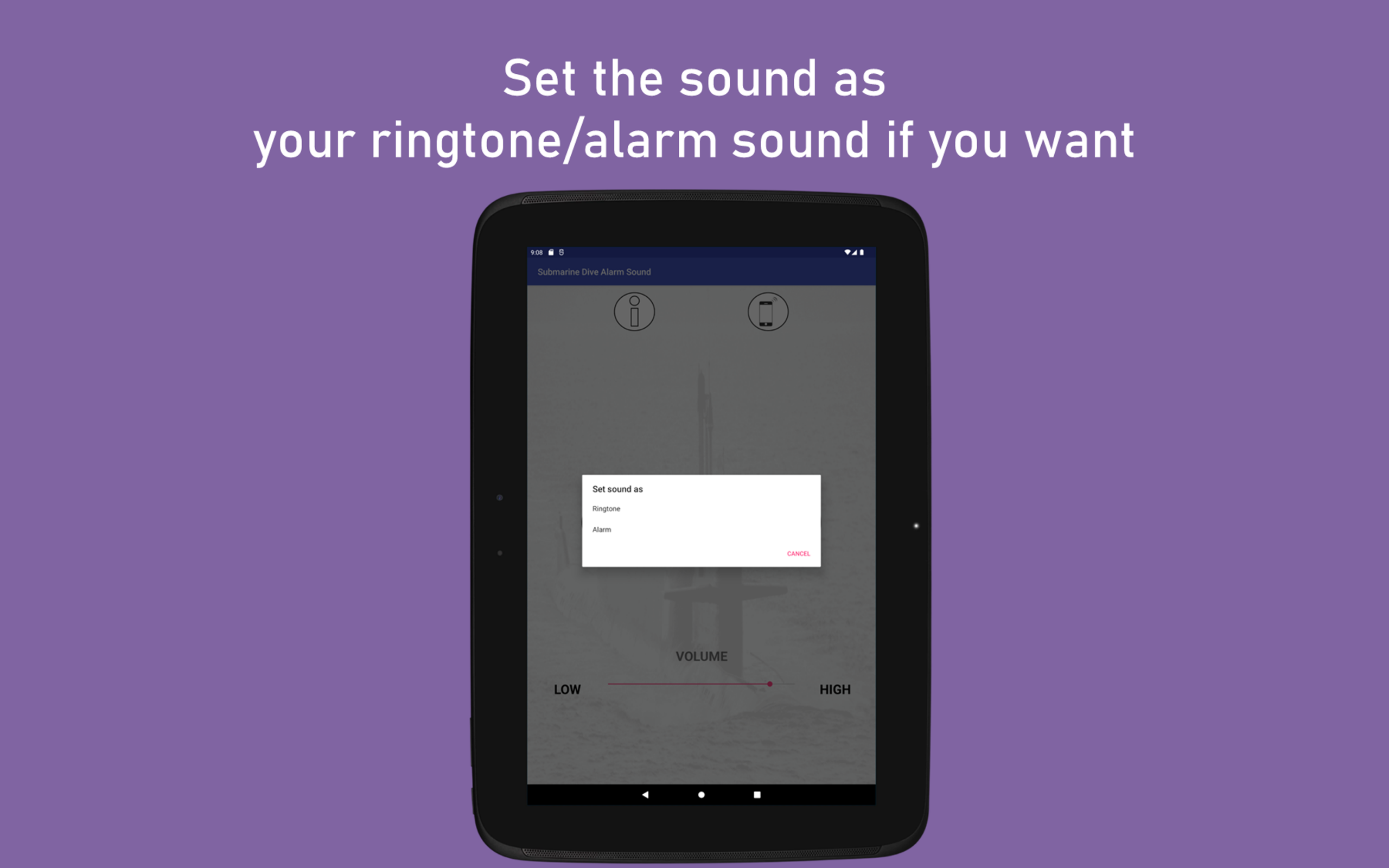 Submarine Dive Alarm Sound - App on Amazon Appstore
