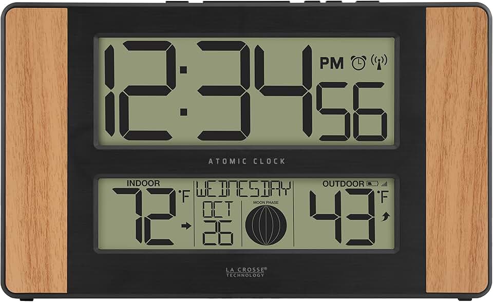 Amazon.com: Weather Monitoring Clocks - Weather Monitoring Clocks ...