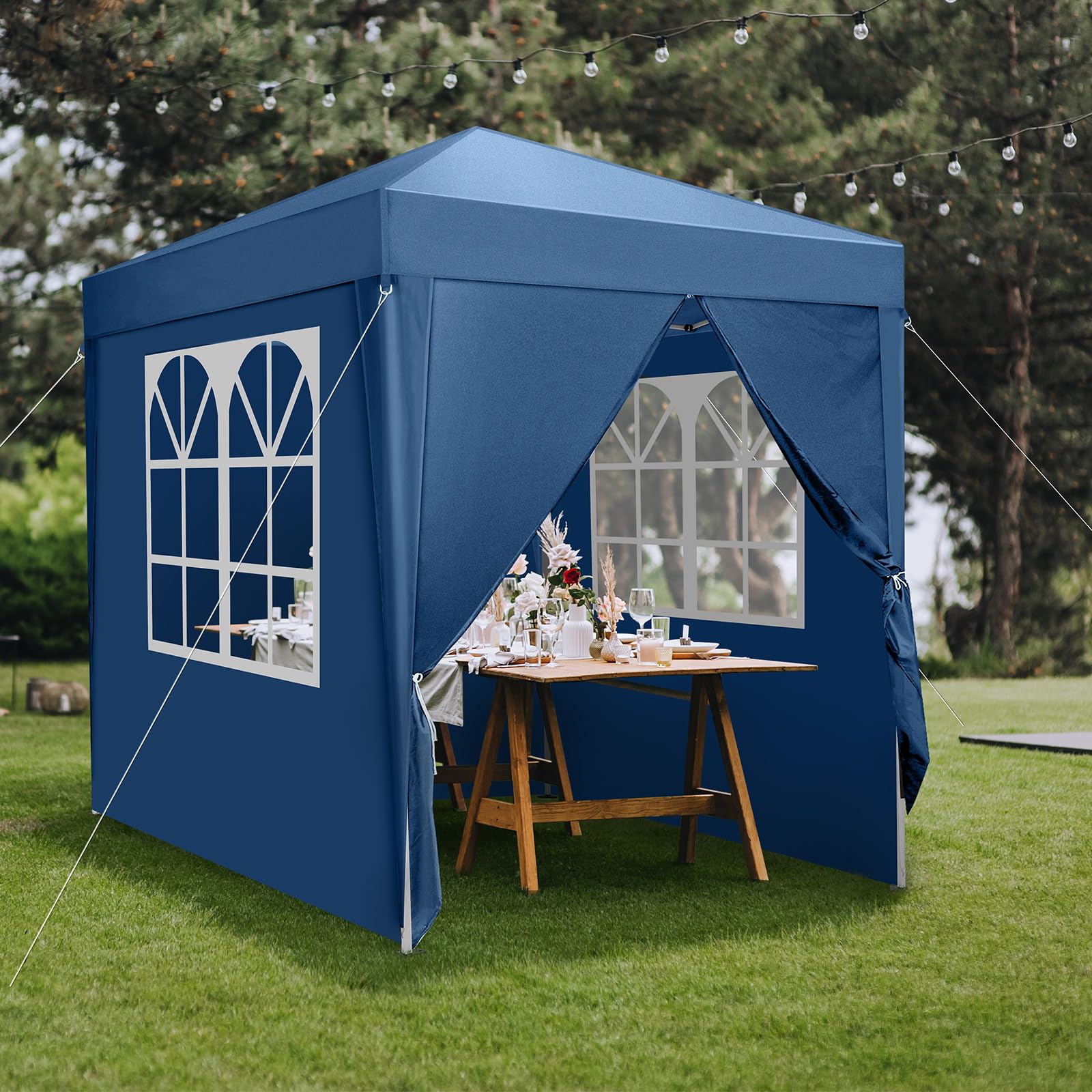 Amazon.com : 6x6 FT Pop Up Canopy Tent, Outdoor Instant Shelter Folding ...