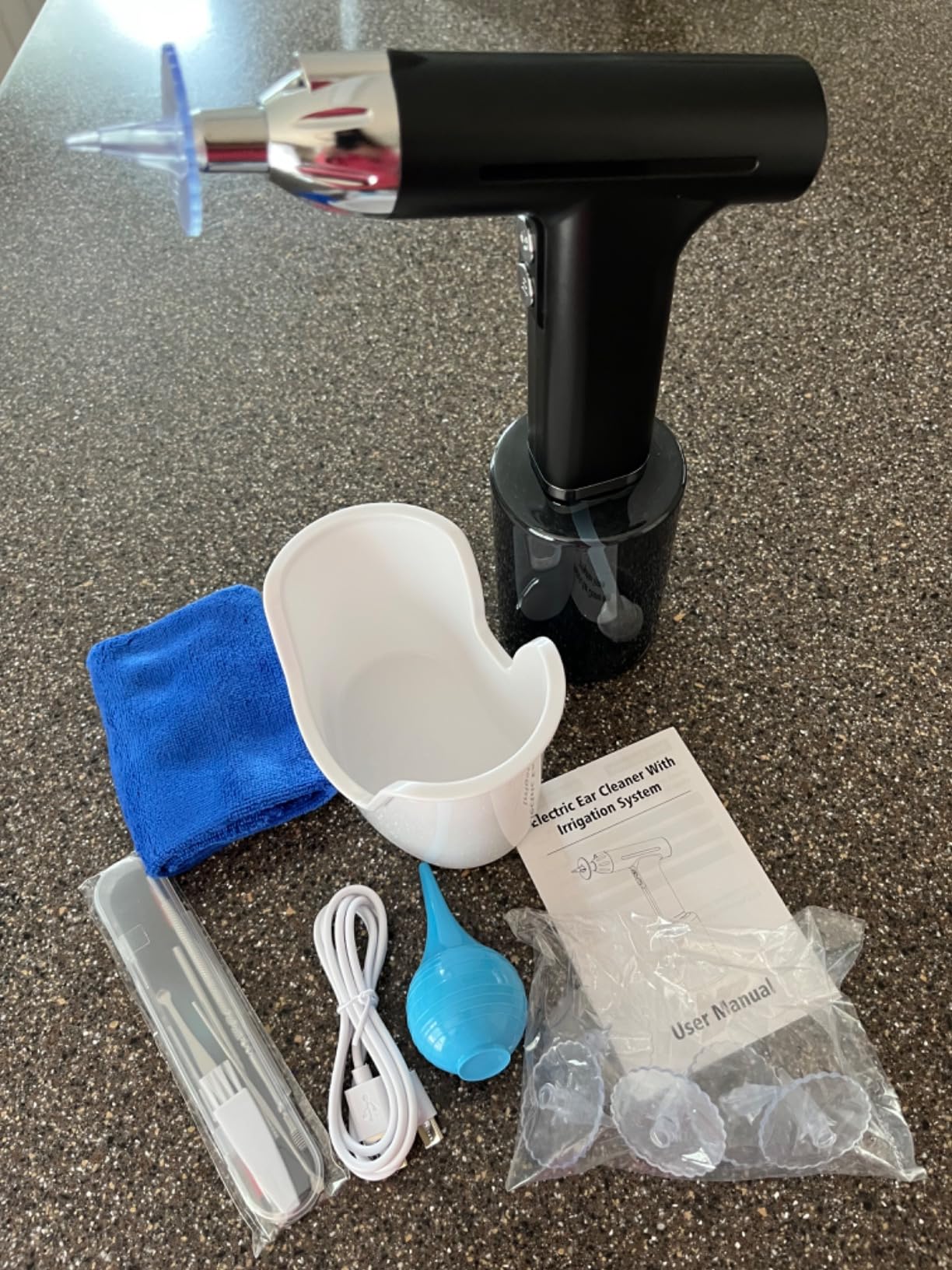 Amazon.com: Electric Ear Wax Removal, Ear Irrigation Flushing System ...