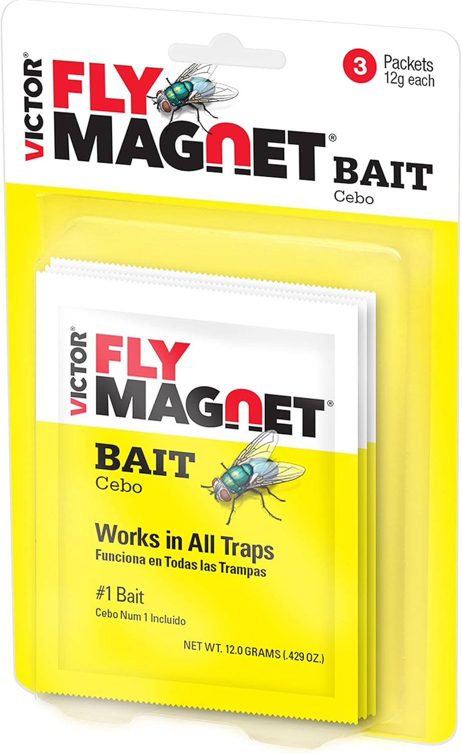 Victor M383 Fly Magnet Replacement Bait - Fly Magnet Trap Attractant ...
