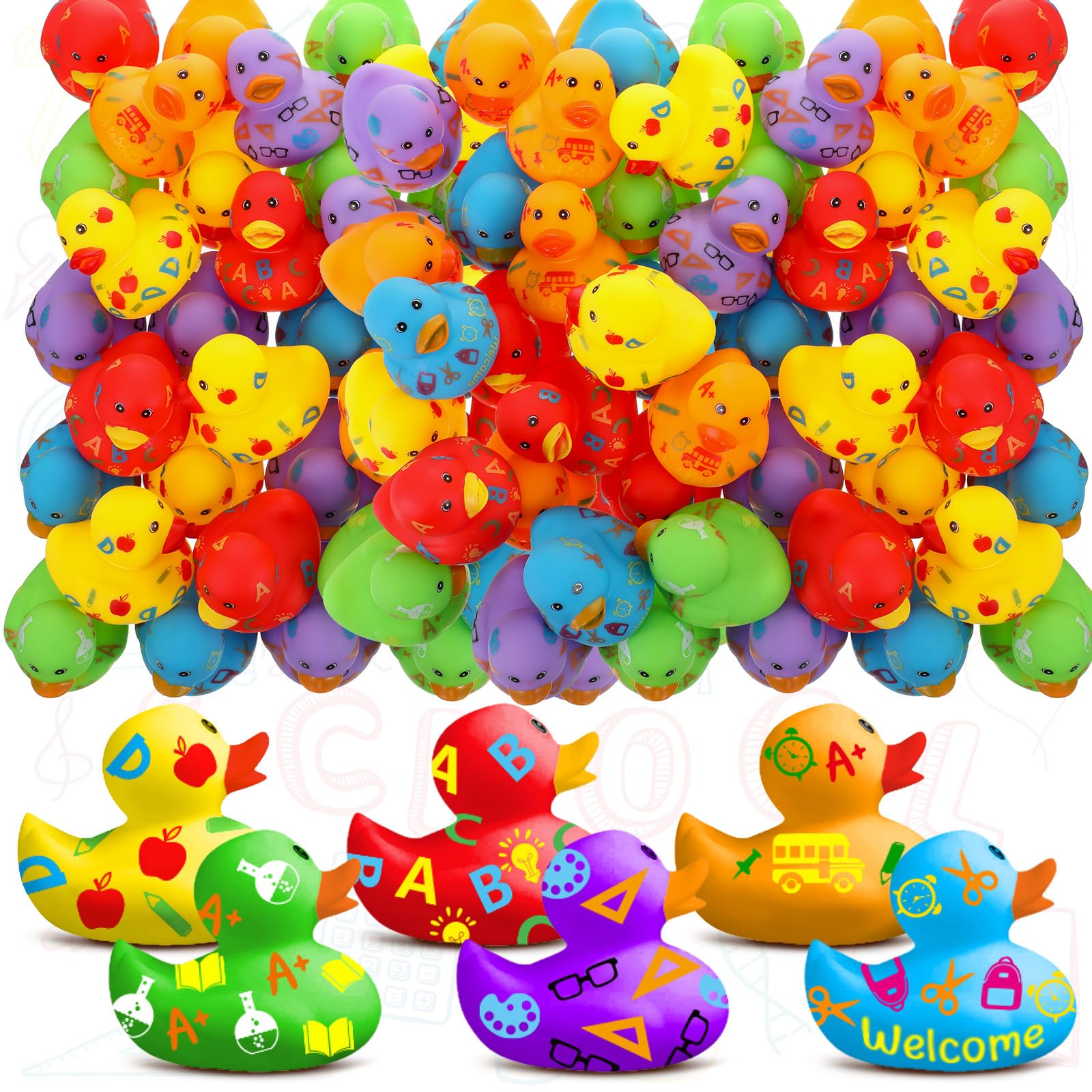 Snapklik.com : Lenwen Rubber Duck Bulk Christmas Gift For Student 2 ...