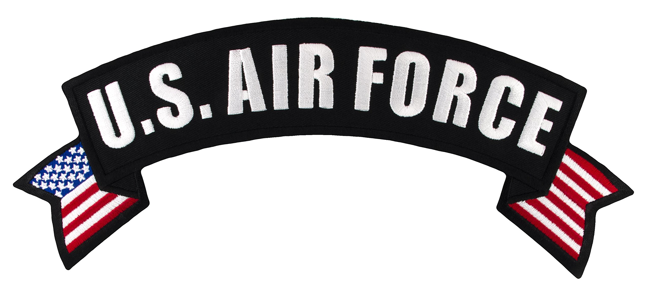 Amazon.com: U.S. Air Force Rocker Large Embroidered Jacket Patch 11" x ...