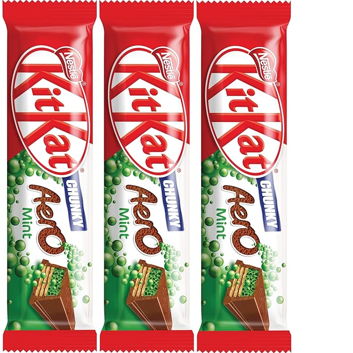 Buy Nestle KitKat Chunky Aero Mint Chocolate Bar 45g Pack Of 3 Online ...