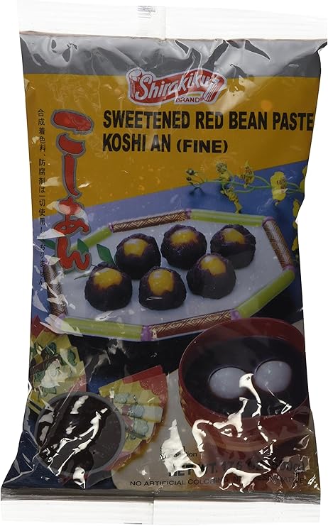 Koshi an (Fine Sweeted Red Bean Paste) - 17.6oz (Pack of 1) by ...