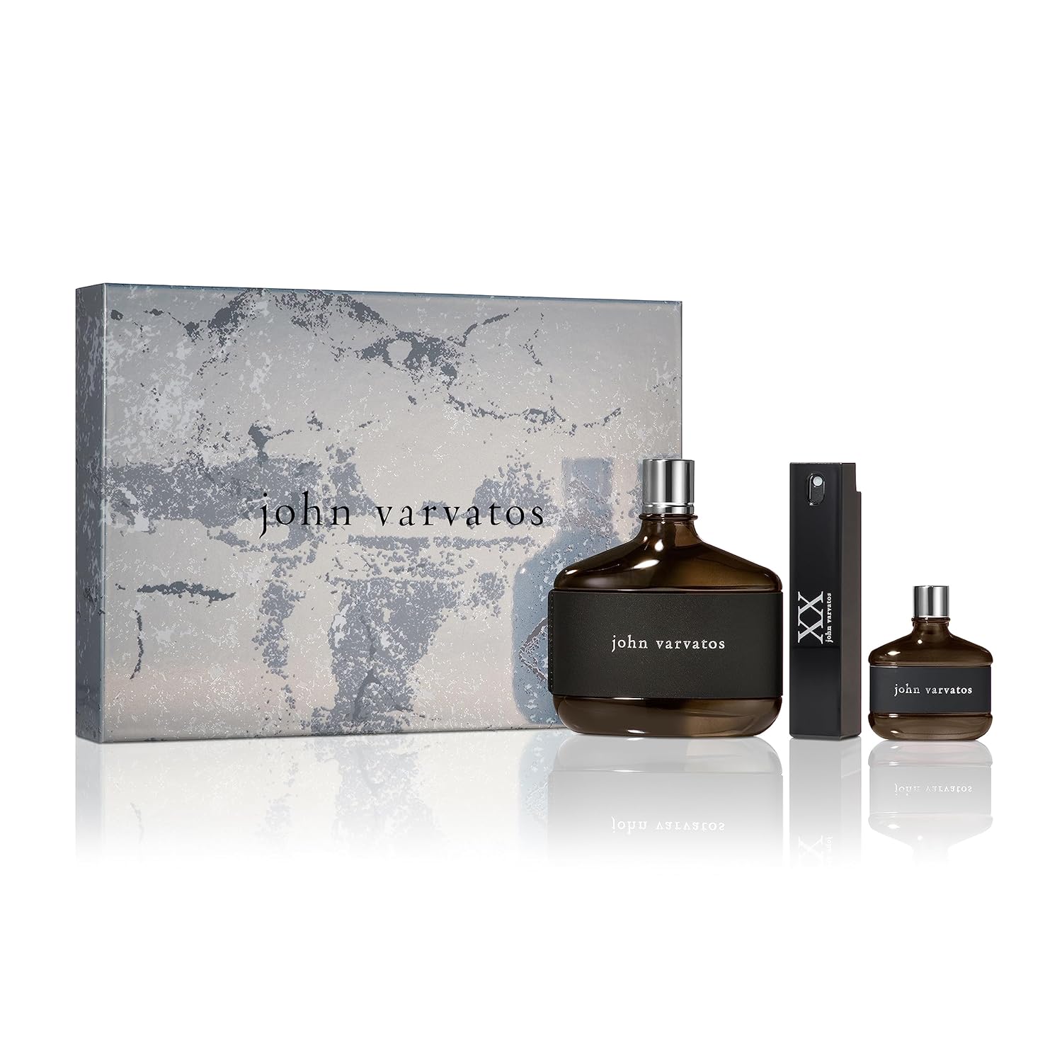Amazon.com: John Varvatos Heritage 3 Piece Men’s Cologne Gift Set, 4.2 ...
