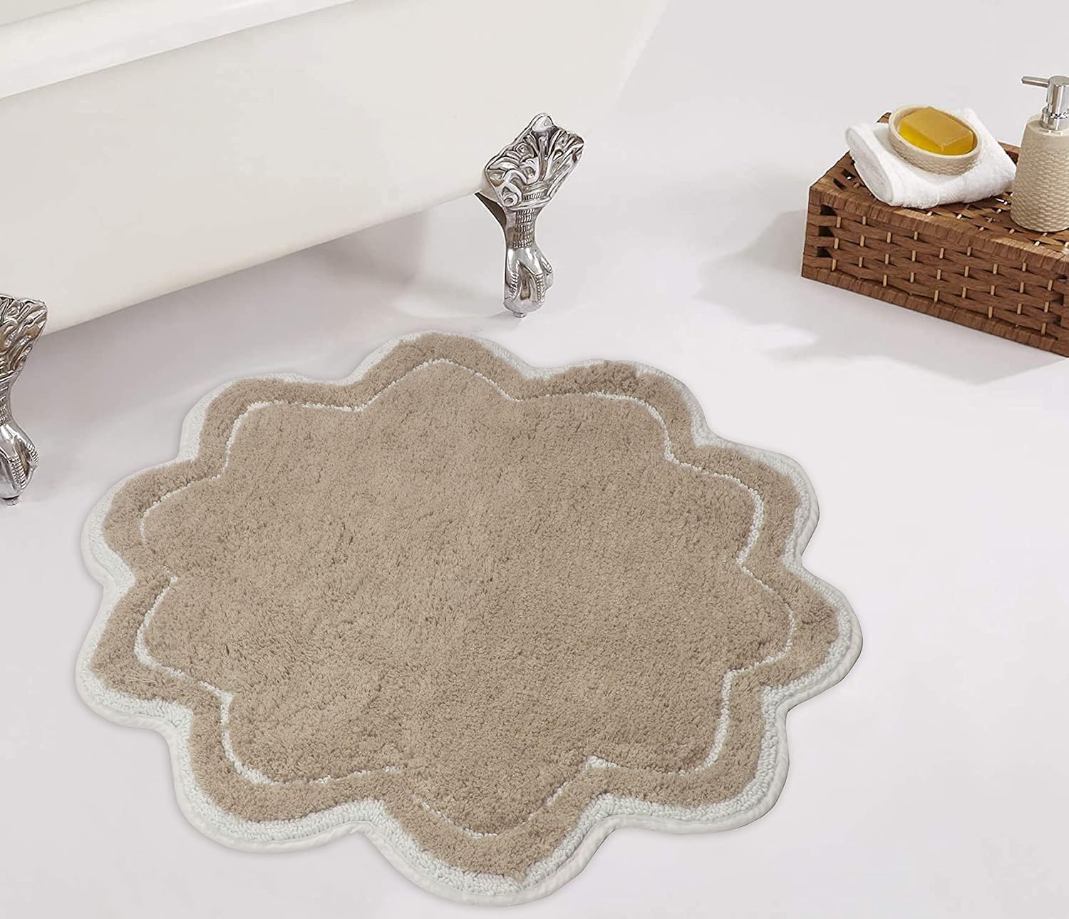 Amazon.com: Home Weavers Allure Collection 100% Cotton Round Shape ...