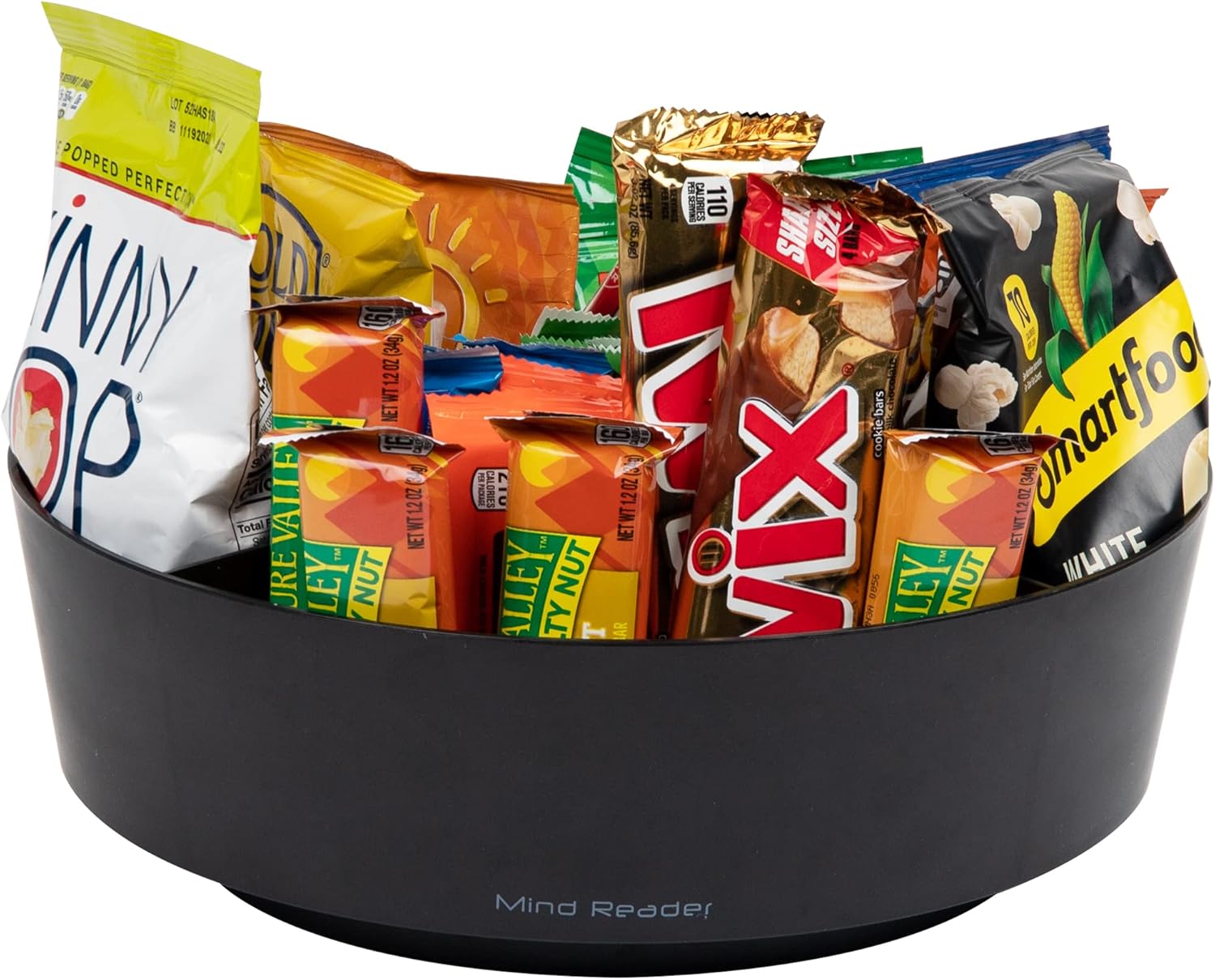 Mind Reader Snack Carousel, Countertop Organizer, Snack Tray, Condiment ...