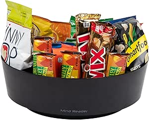 Mind Reader Snack Carousel, Countertop Organizer, Snack Tray, Condiment ...