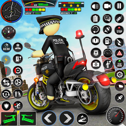 Stickman Police Motor Bike Gangster Crime Chase Games: Bike Chase 3D ...