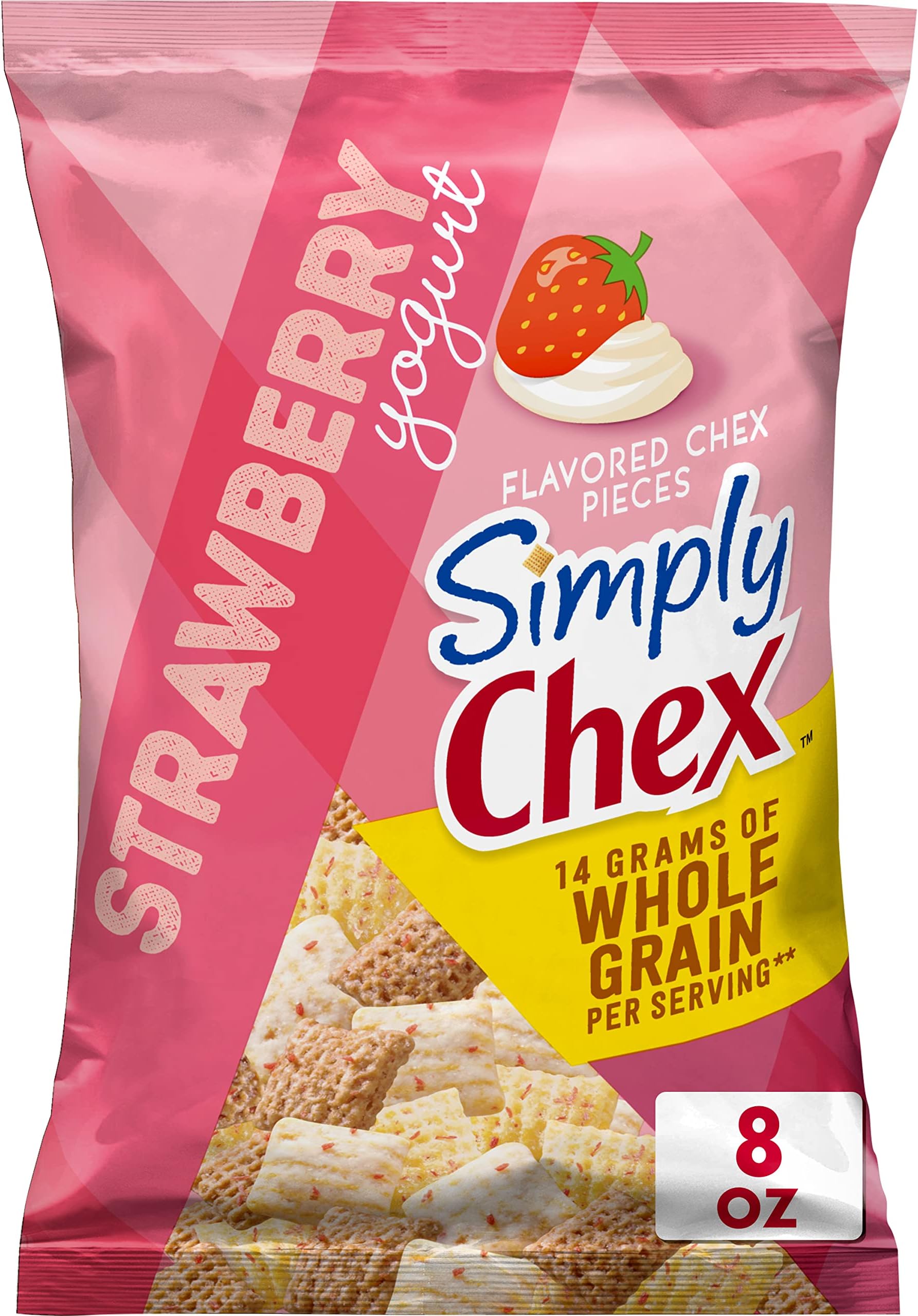 Amazon.com: Chex Simply Strawberry Yogurt, Snack Mix, 8 Oz