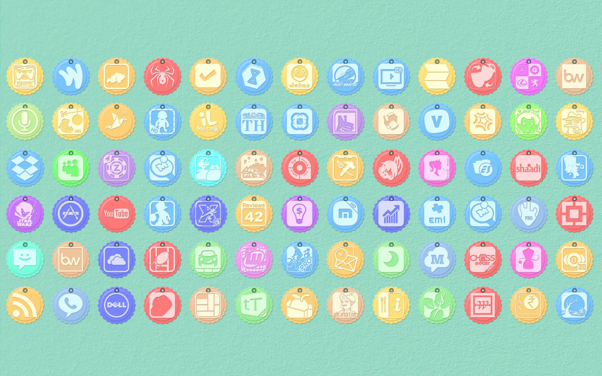 Paper Tag Icon Pack Theme - App on the Amazon Appstore