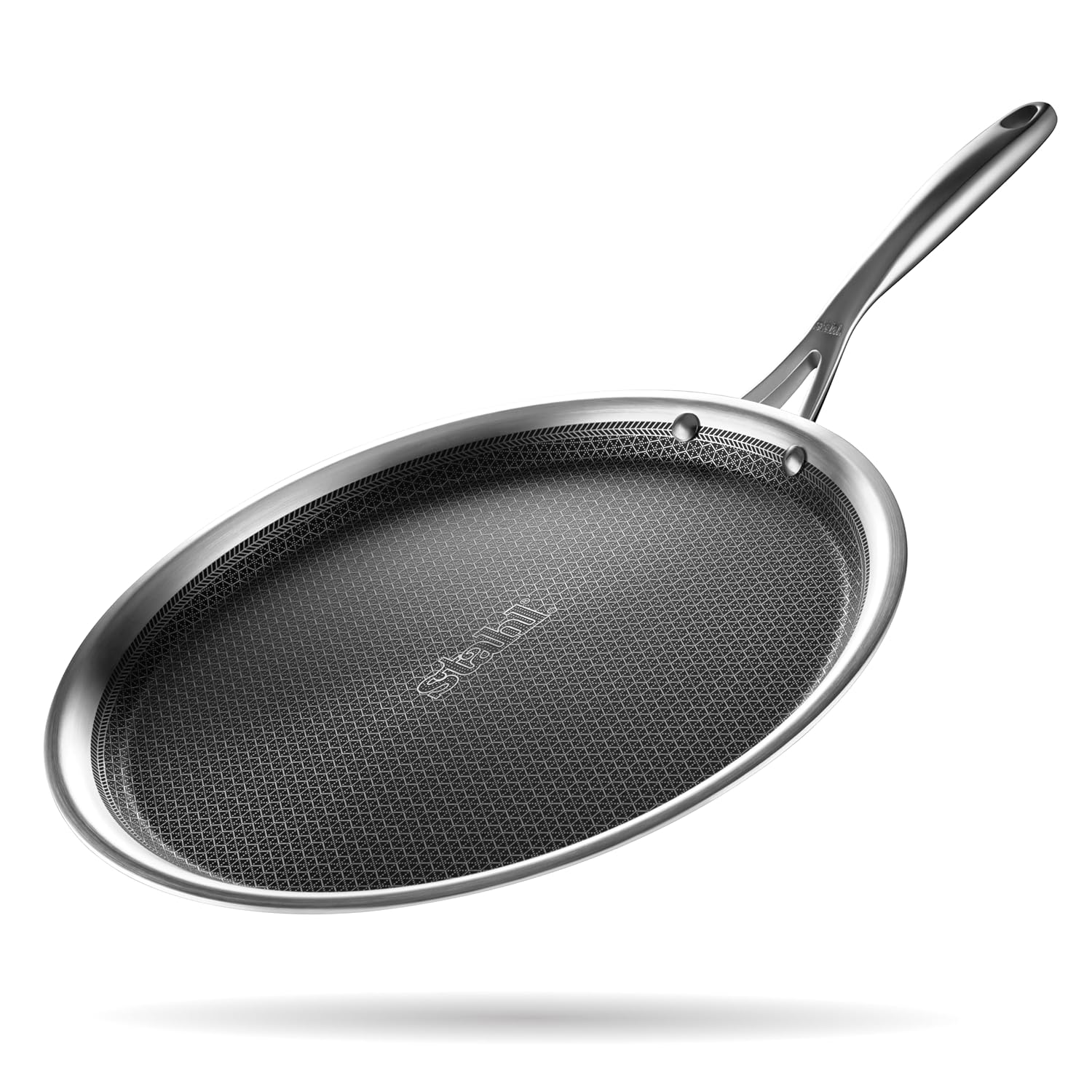 Buy Stahl Artisan Hybrid Triply Dosa Tawa, Dosa Tawa with Induction ...