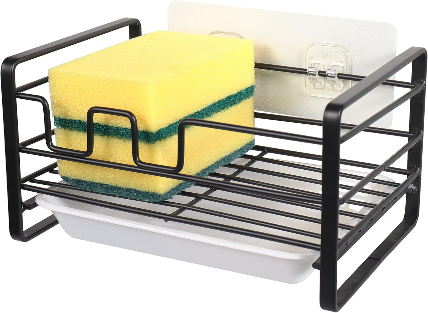 Amazon.com - VEELAM Sponge Holder Caddy with Drainer Tray for Kitchen ...