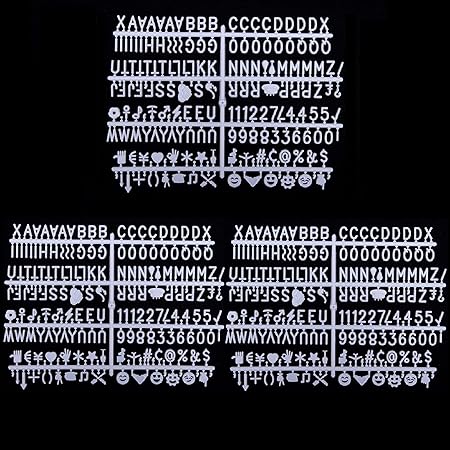 Amazon.com : Board Letters Characters Letter Set for Changeable Felt ...