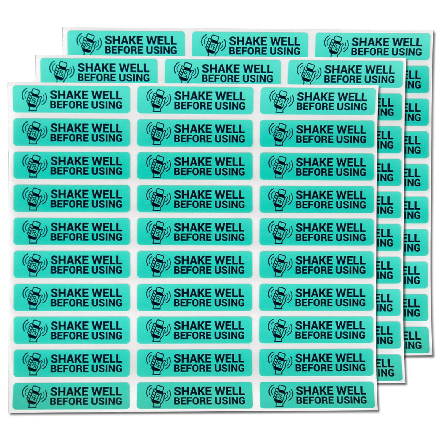 Buy OfficeSmartLabels [ 900 Light Blue Stickers ] 1.7 x 0.4 Inch Shake ...