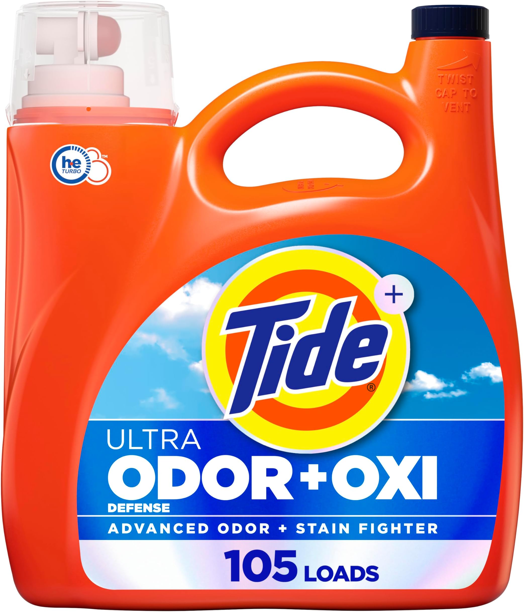 Amazon.com: Tide Ultra Odor Defense Plus Oxi Liquid Laundry Detergent ...