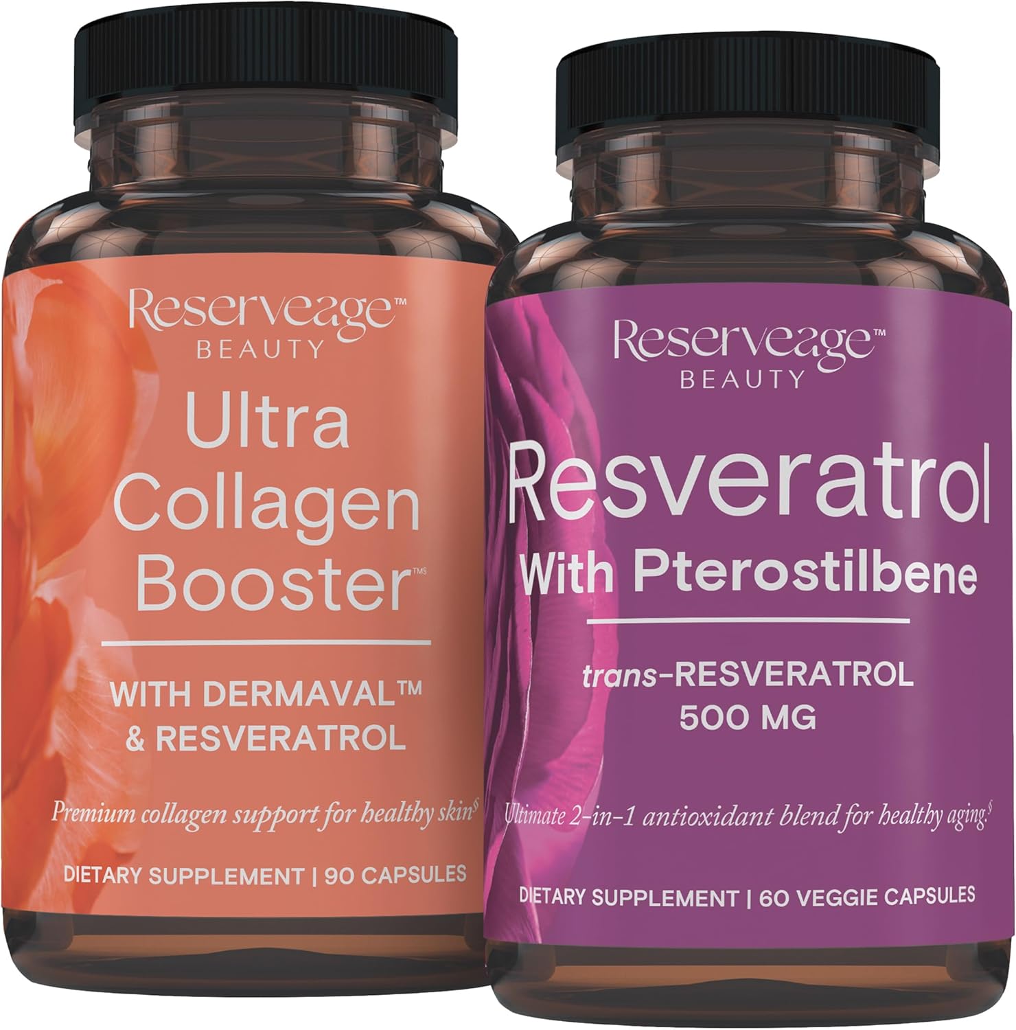 Amazon.com: Reserveage Beauty, Resveratrol 500 mg with Pterostilbene ...